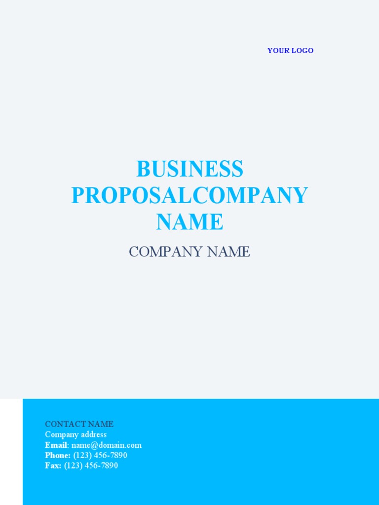 Simple Business Proposal Template | PDF | Contractual Term | Economies