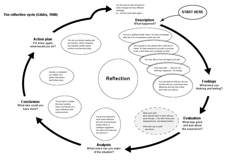 The Reflective Cycle Gibbs 1988 | PDF | Experience | Behavioural Sciences