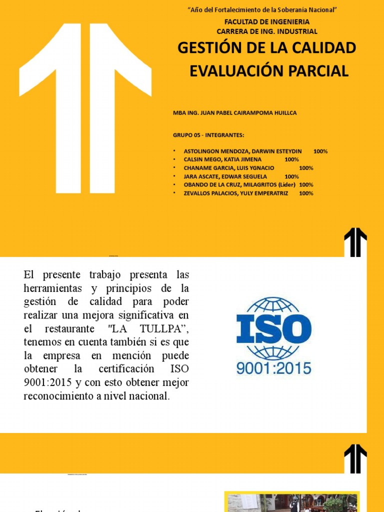 Grupo 5-Ep Gest Cal | PDF | Evaluación | Calidad