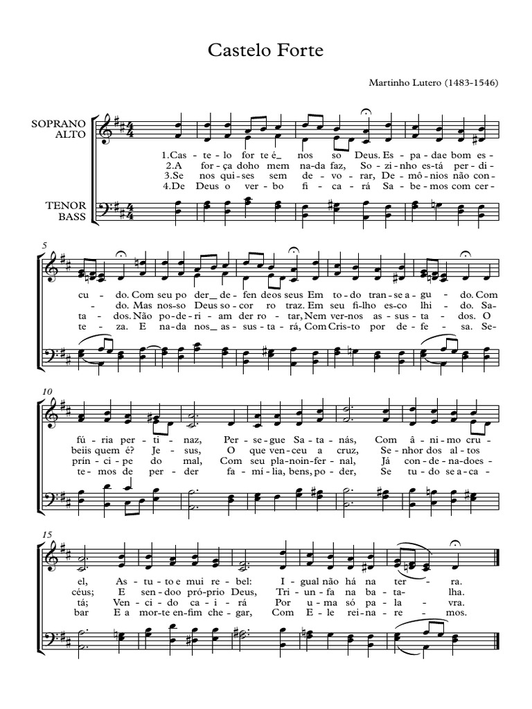 Castelo Forte Partitura | PDF