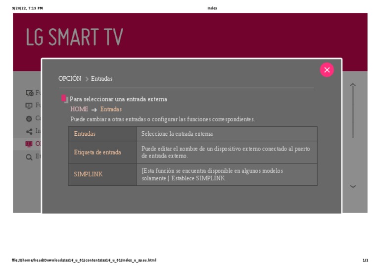Funciones y Configuración de Smart TV | PDF