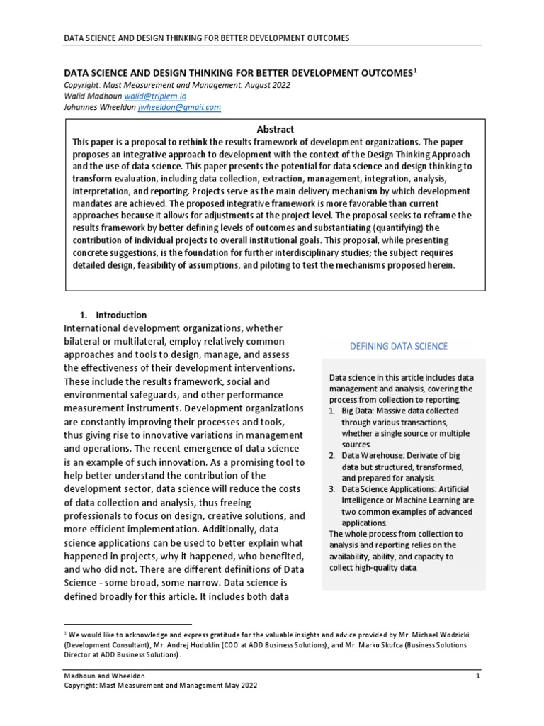 Development Design Data Final | PDF | Design Thinking | Design