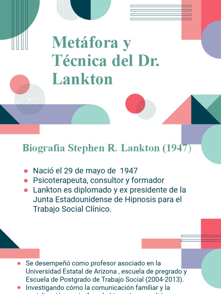 Metáforas Terapéuticas de Lankton | PDF | Hipnosis | Metáfora