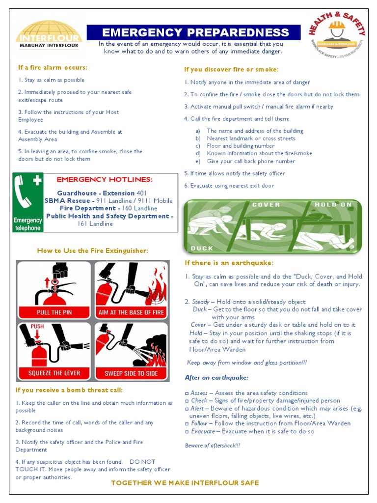 Emergency Preparedness Procedures Guide | PDF | Emergency | Emergency ...