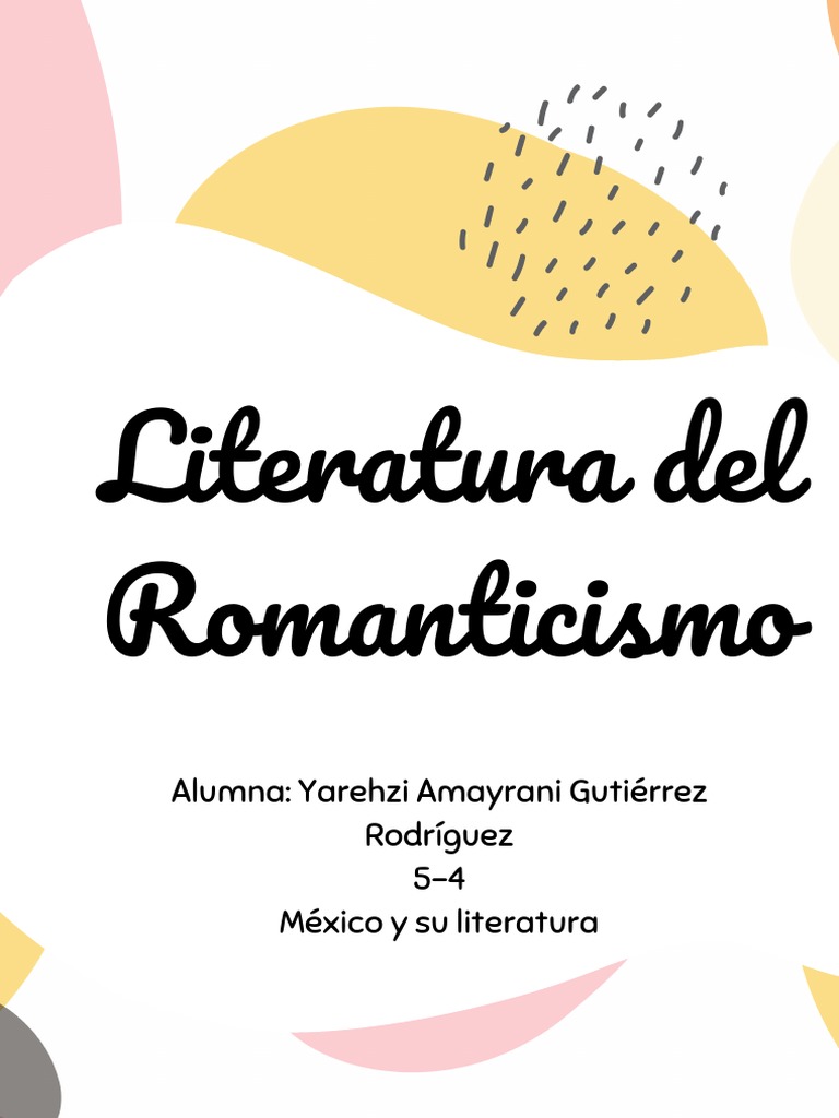 Literatura Del Romanticismo | Descargar gratis PDF | Romanticismo