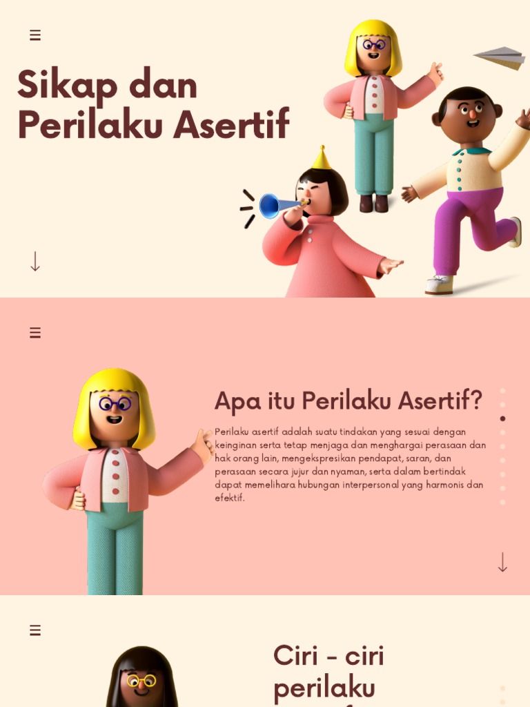 Sikap Dan Perilaku Asertif | PDF