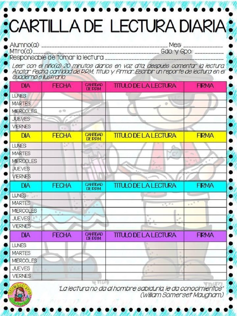 Cartilla de Lectura Diaria | PDF