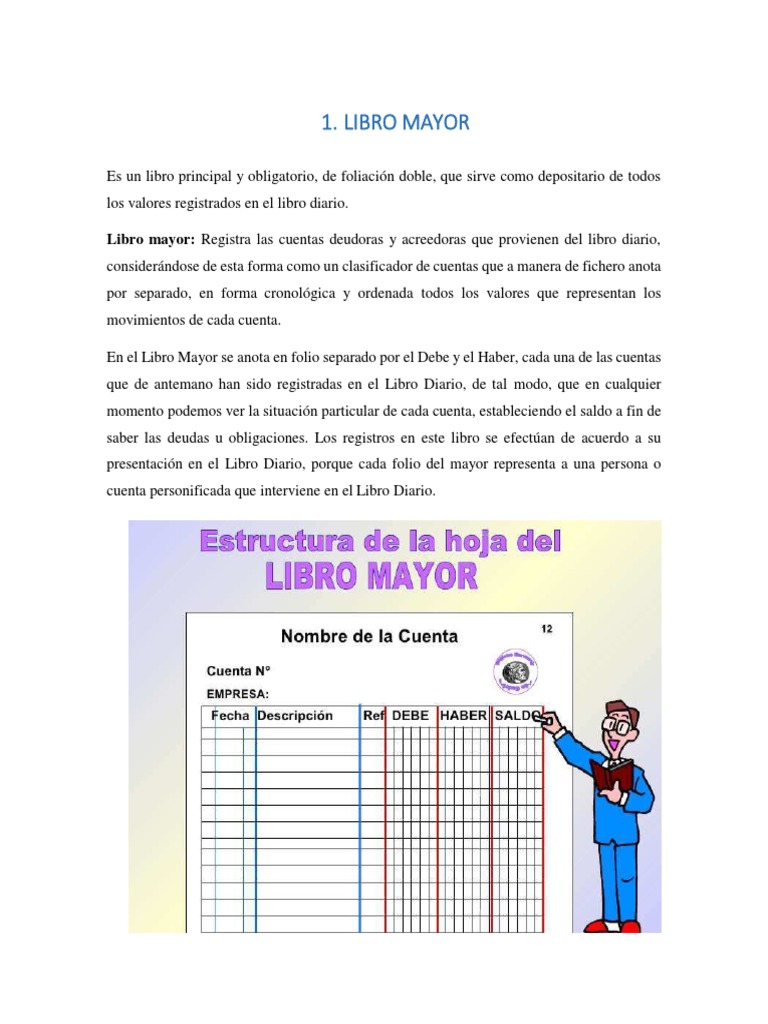 Libro Mayor | PDF | Contabilidad