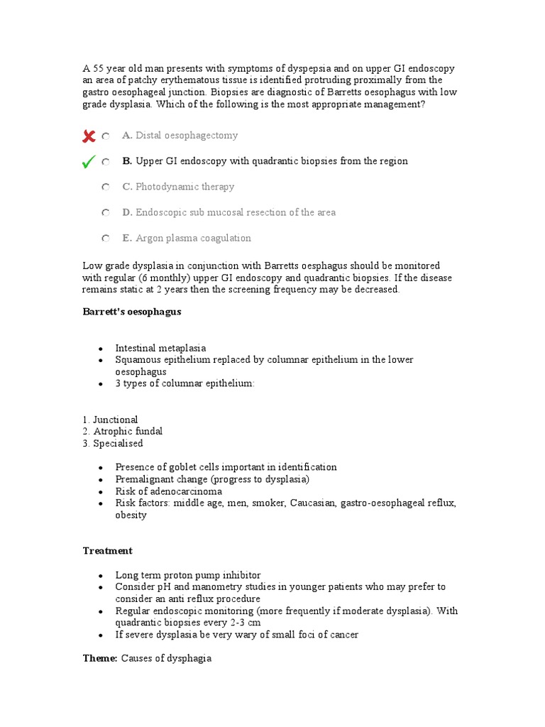 Mrcs Upper Git | PDF | Pancreatic Cancer | Esophagus