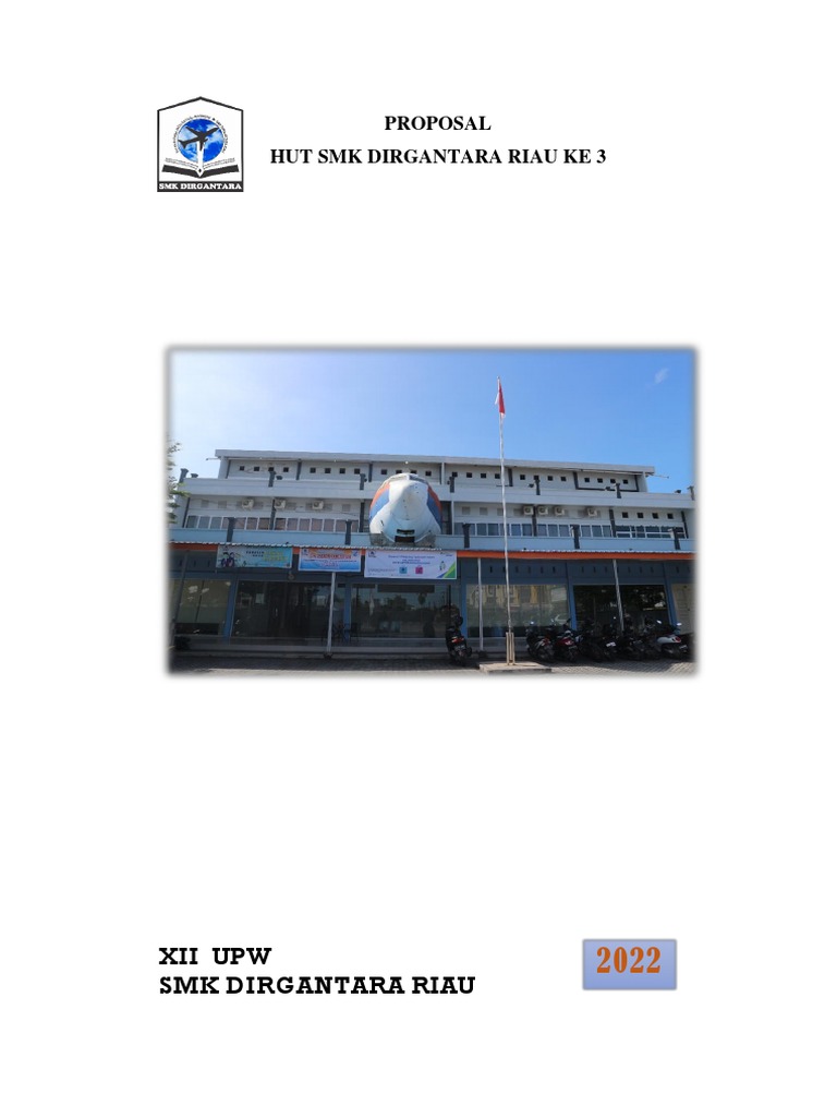 Proposal Hut SMK Dirgantara Riau | PDF | Sains & Matematika