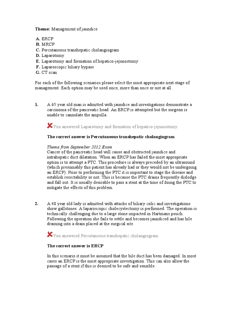 Mrcs Hepatobiliary | PDF | Gallbladder | Liver