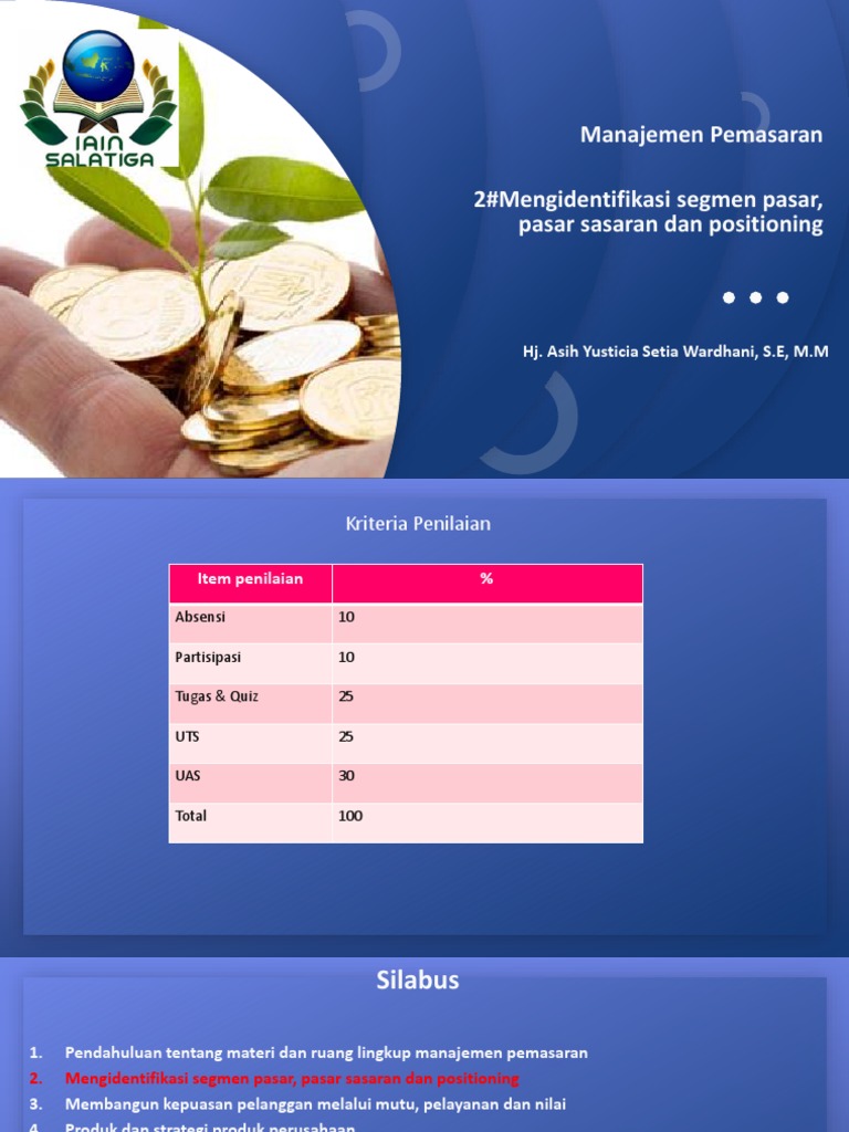 Mengidentifikasi Segmen Pasar, Pasar Sasaran Dan Positioning | PDF