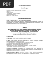 Interpretação do Teste Palográfico | PDF | Psicologia | Autoestima