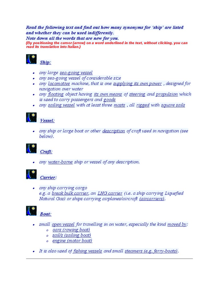 Basic Maritime Lesson | PDF | Tonnage | Ships