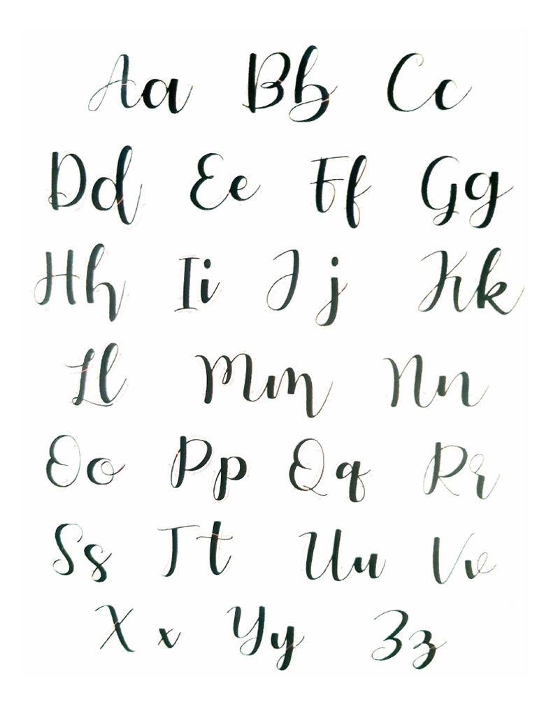 Plantilla de Lettering | PDF