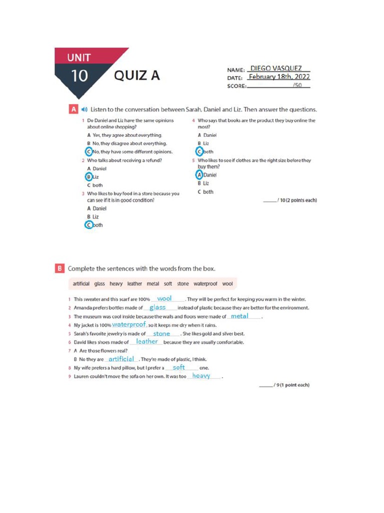 Workshop Unit 10 | PDF