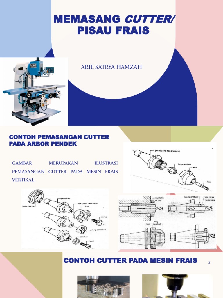 Panduan Memasang Cutter Mesin Frais | PDF