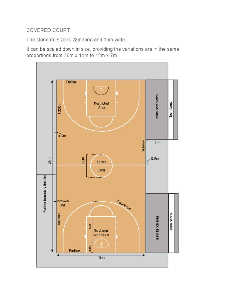 Covered Court | PDF | Elementary Geometry | Geometry
