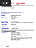 Petron Diesel Max Safety Data Sheet | PDF | Dangerous Goods | Toxicity