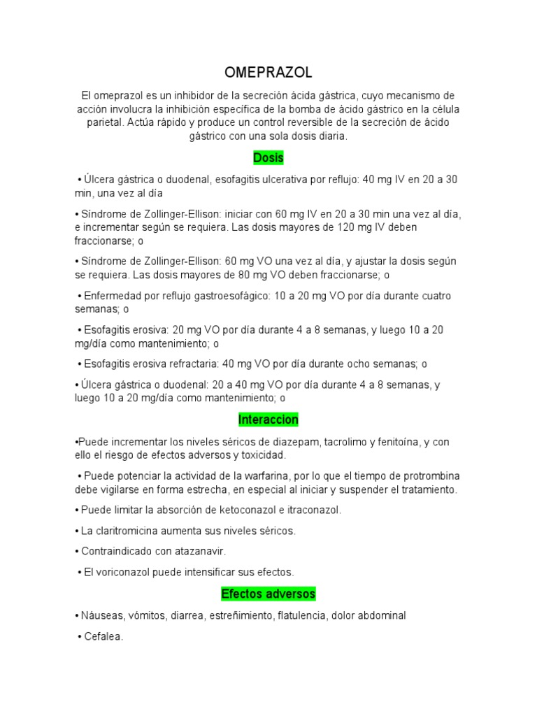 OMEPRAZOL | PDF