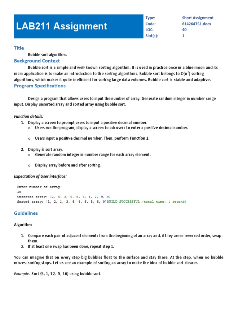 LAB211 Assignment: Title Background Context | PDF LAB211 Assignment: Title Background Context | PDF