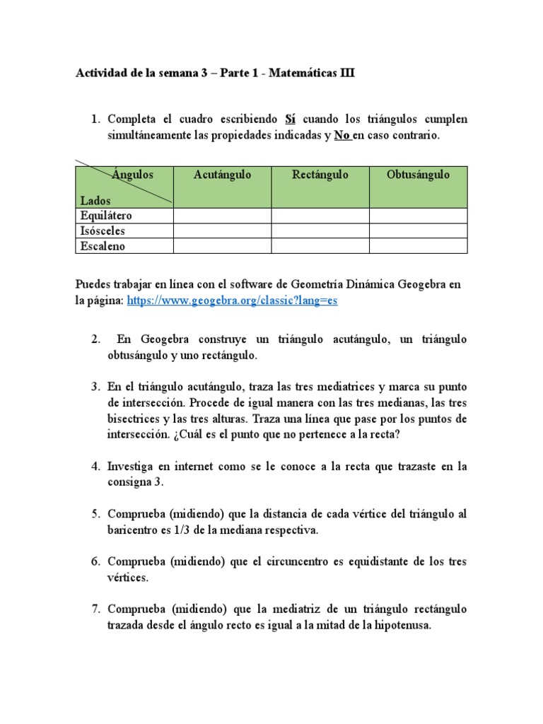 Actividad Semana3 Mate3 | PDF