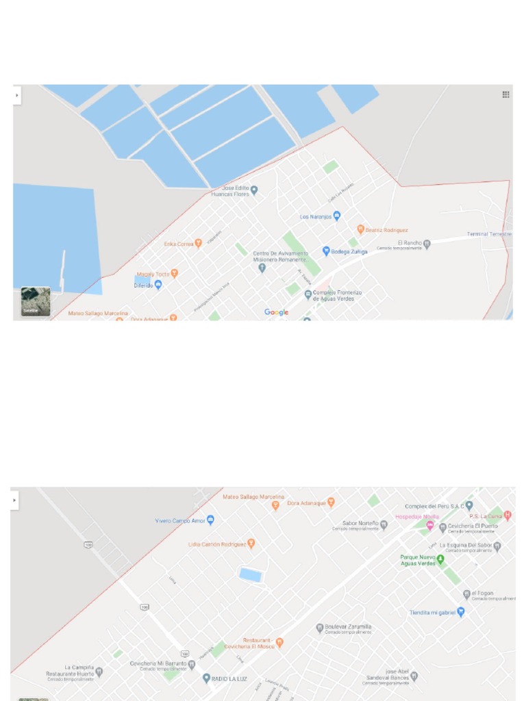 Mapa de Zarumilla | PDF