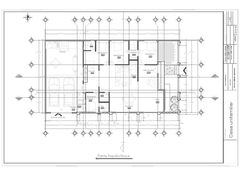 Planta Arquitectonica | PDF