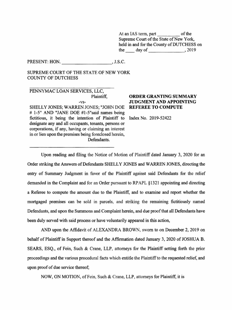 The 2 Questions That Shut Down - PENNYMAC - LOAN - SERVICES - LLC - V ...