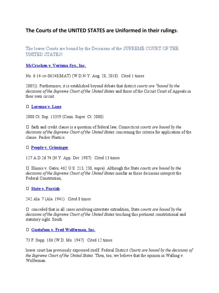 Illinois v. Gates and Court Authority | PDF | Supreme Court Of The ...