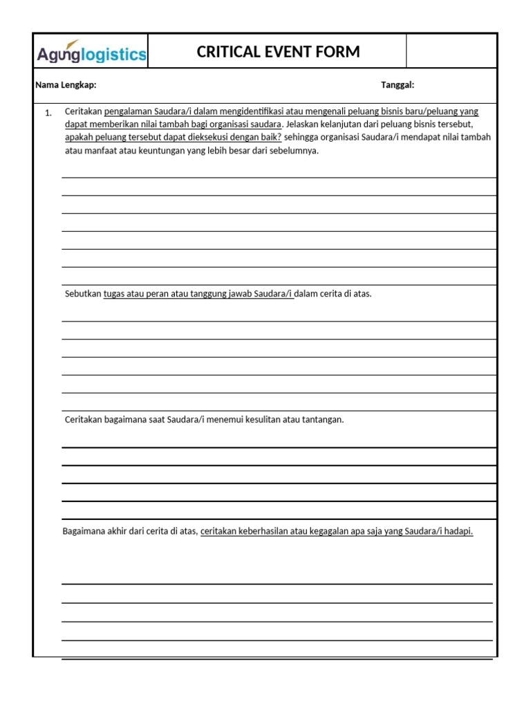 Critical Event | PDF