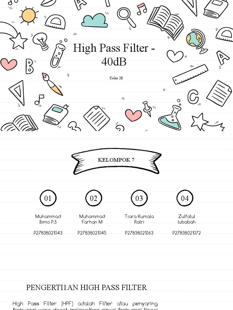 HPF - 40dB | PDF | Sains & Matematika | Komputer