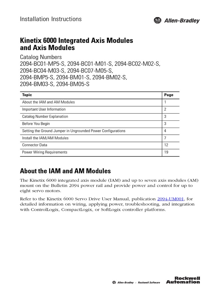 Kinetixs 6000 Integrated Axis Modules Installation Instructions | PDF | Electrostatic Discharge ...