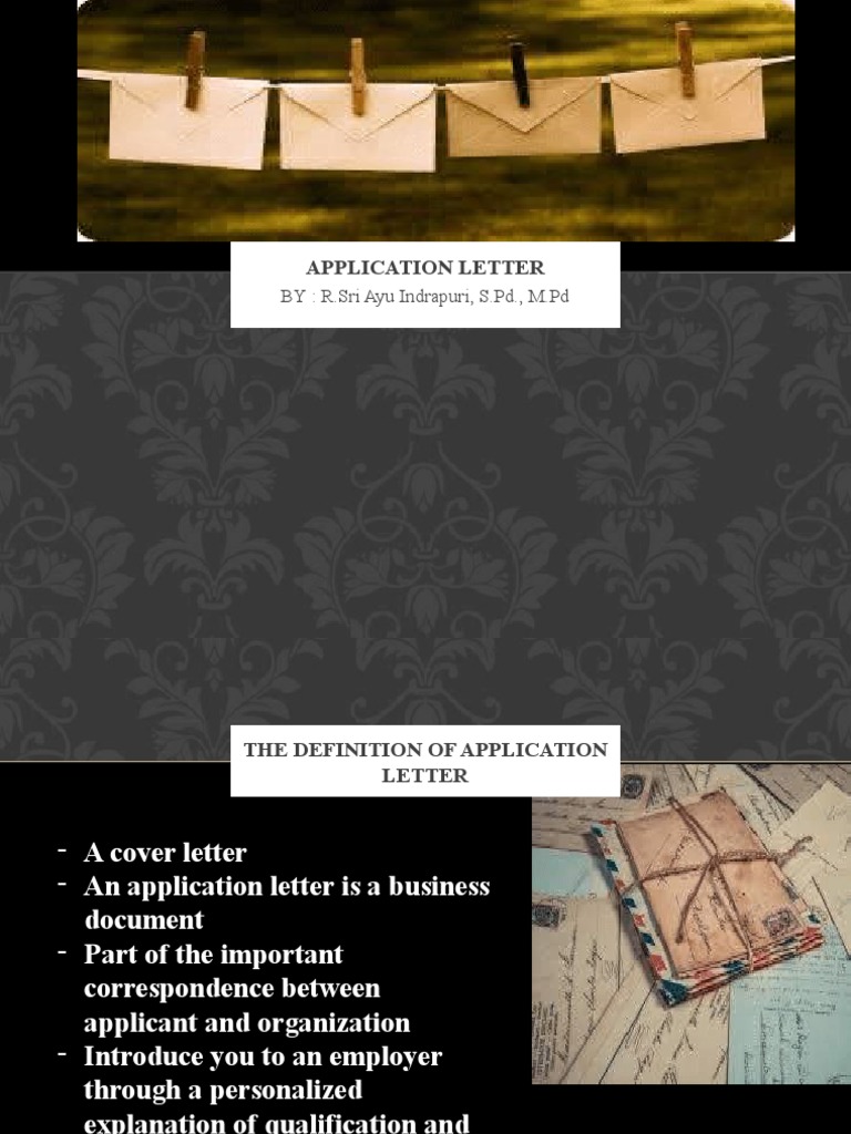 APPLICATION LETTER (Compress) | Download Free PDF | Communication