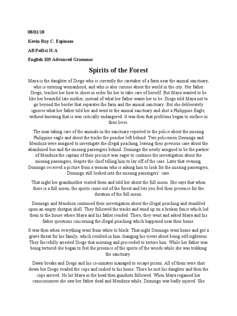 Spirit of The Forest | PDF