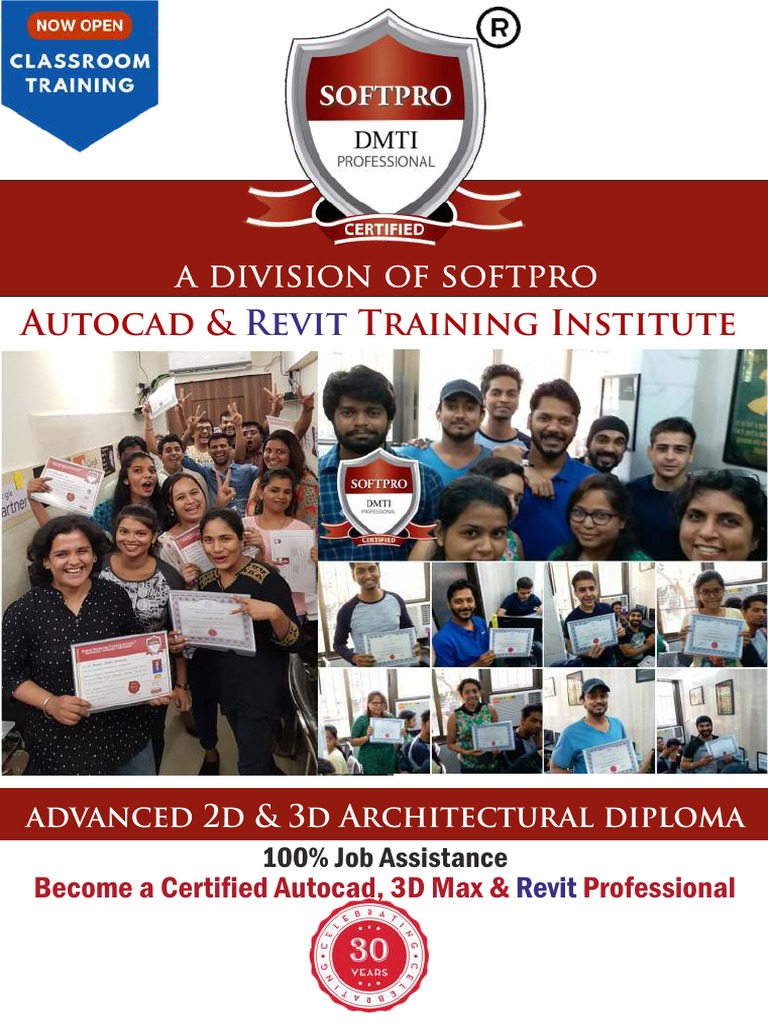 Autocad 3D Max Revit Brochure Softpro | PDF | 3 D Computer Graphics ...