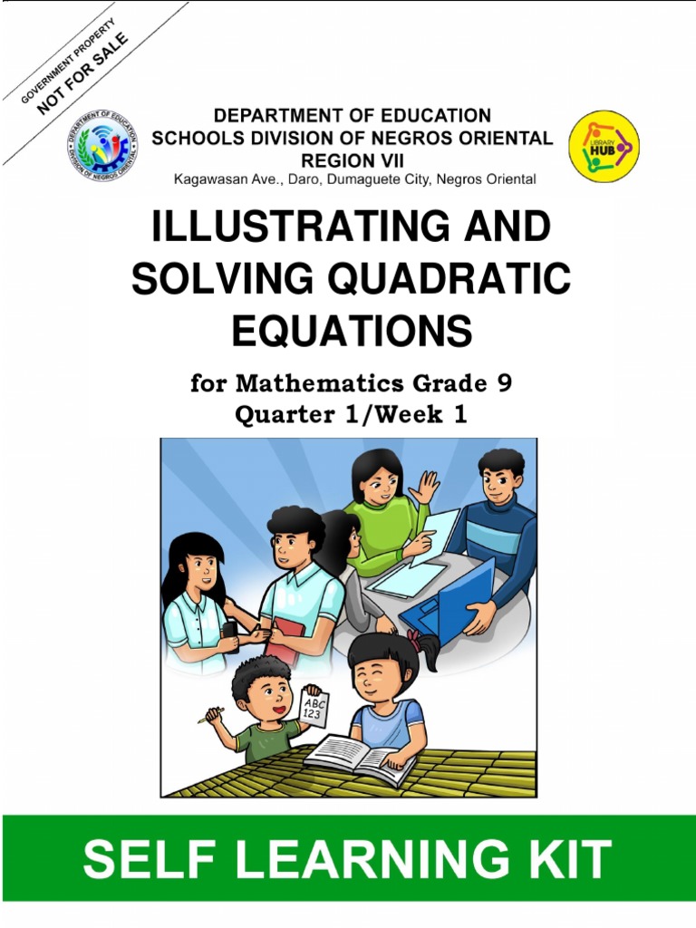 Math 9-Q1-Week-1 | PDF | Quadratic Equation | Equations