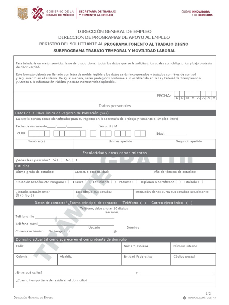 Formato RS-01 1104 | PDF | Gobierno