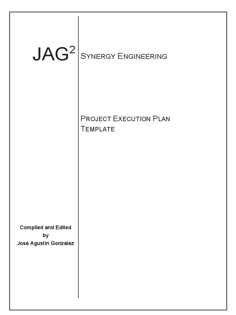 Project Execution Plan Template | PDF | Project Management | Procurement