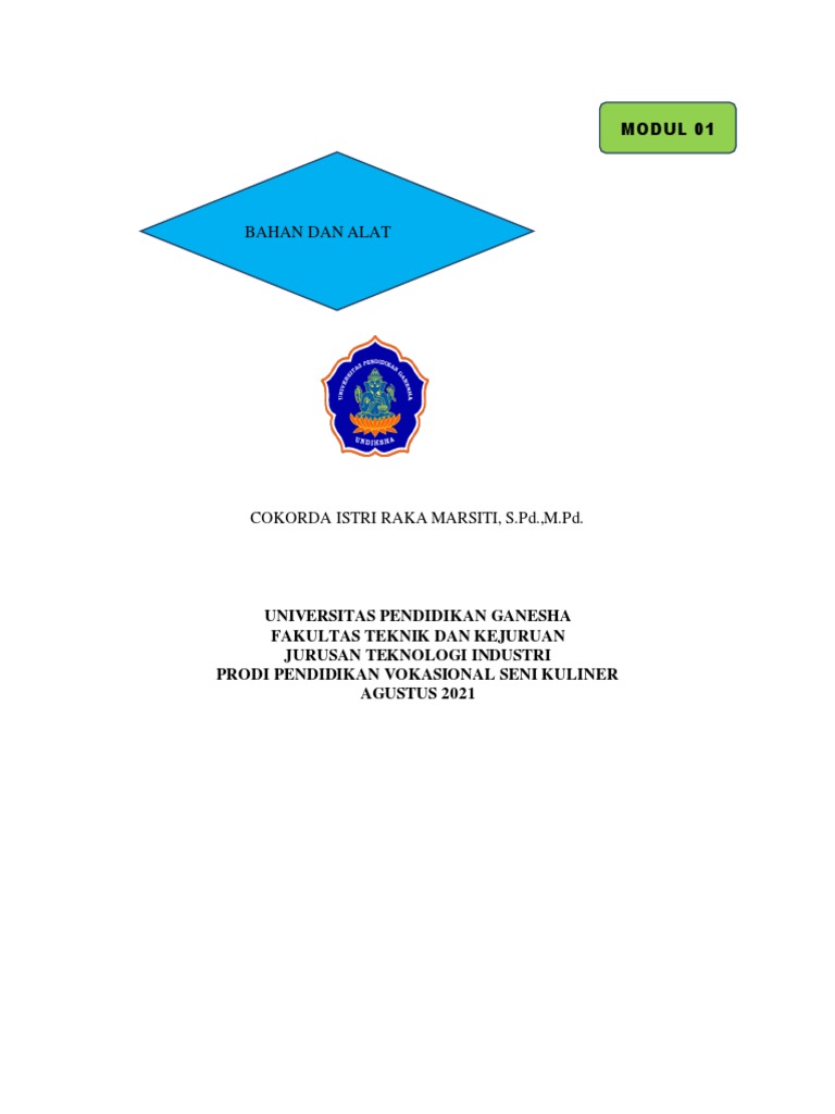 Modul 01 - Bahan Dan Alat - PDF New | PDF | Griya & Taman