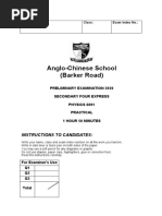 Chemistry 9701 Paper 1 - Atomic Structure | PDF