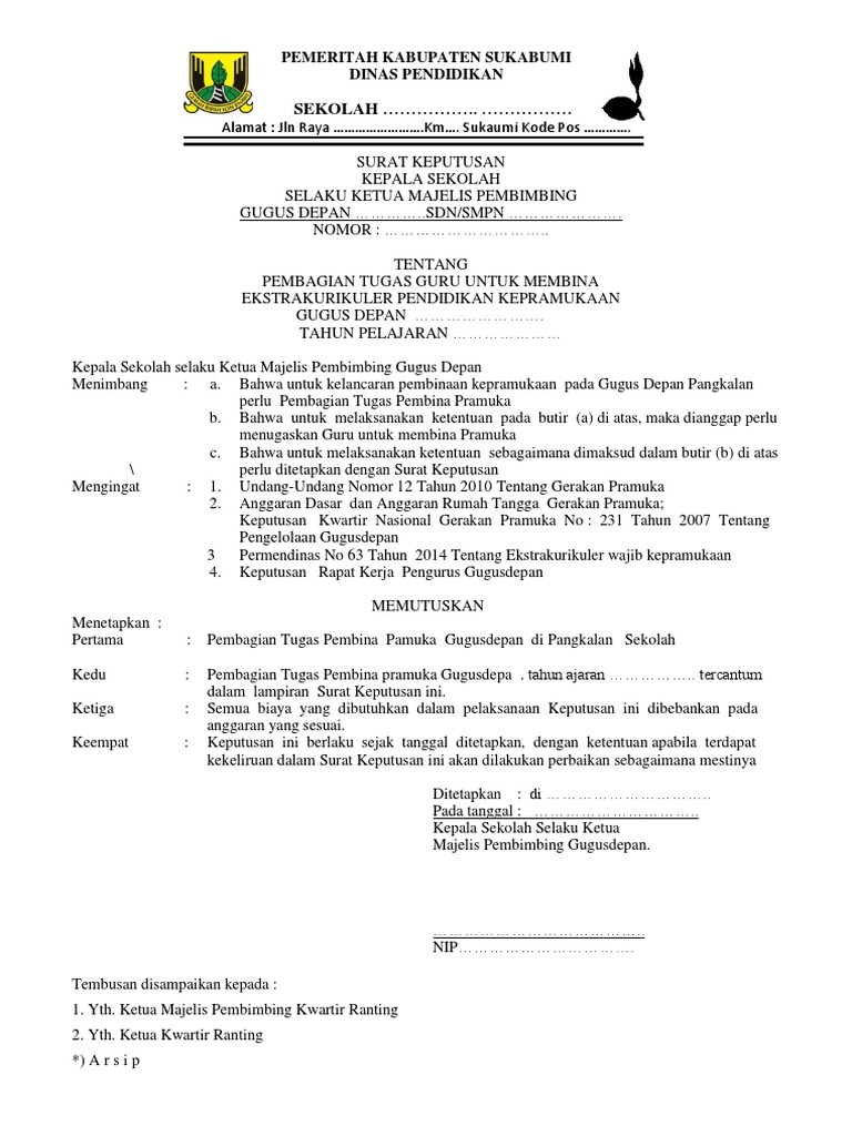 Contoh Sk Mabigus S G Pdf