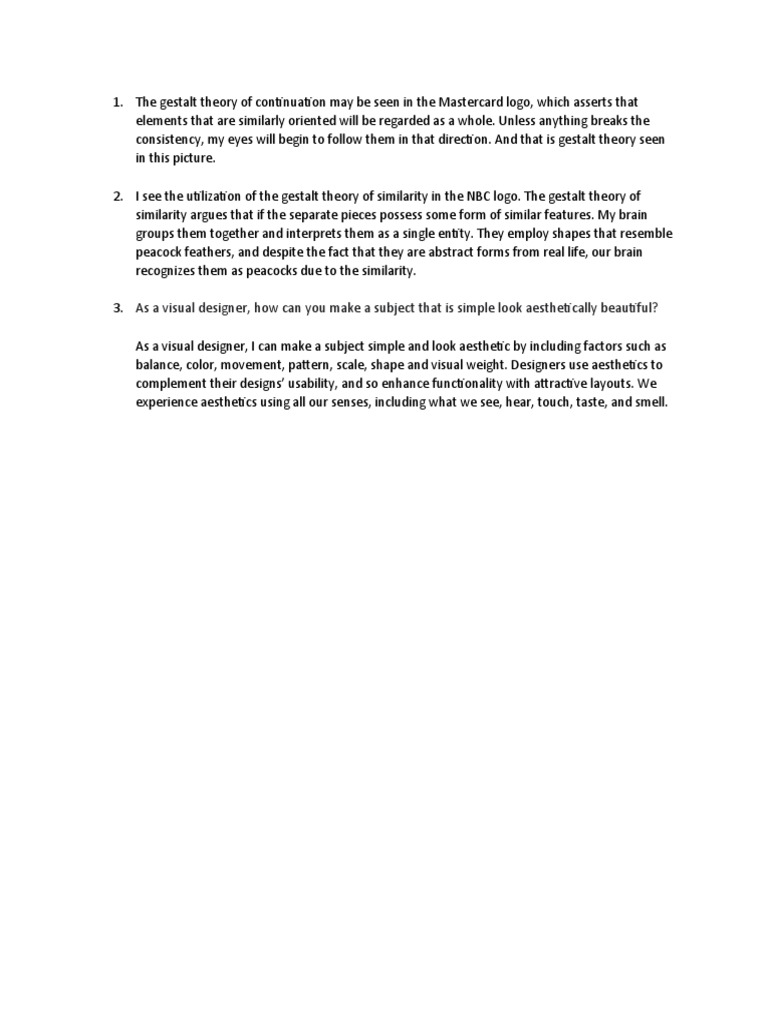 Gestalt Continuation in Logo Design | PDF | Career & Growth | Self ...