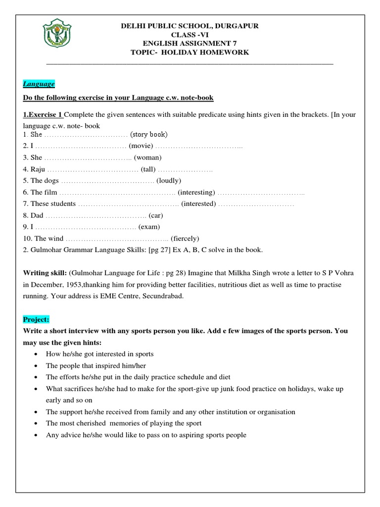 Class6 Assignment7 2022-23 | PDF | Carbohydrates | Foods