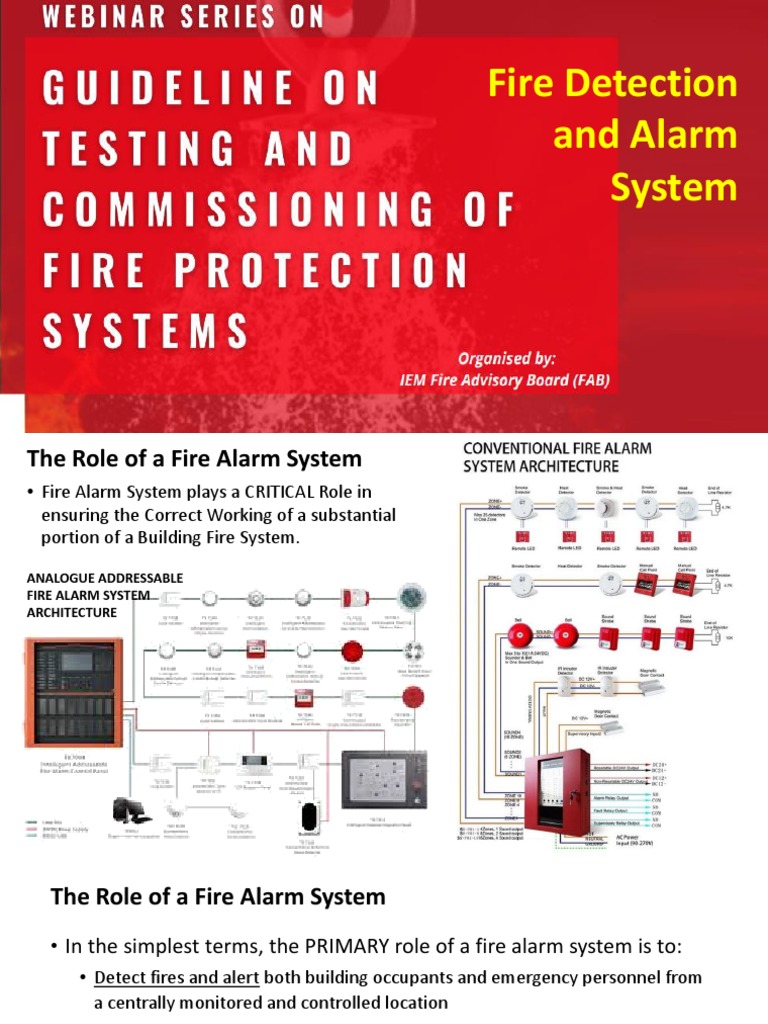 Fire Alarm System Overview and T&C Guidelines | PDF | Fire Sprinkler ...