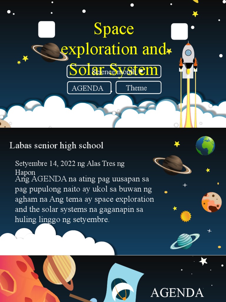 Science Month Agenda Final | PDF