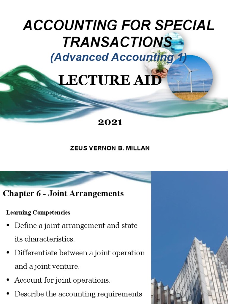 Chapter 6 - Joint Arrangements | PDF | Revenue | Expense