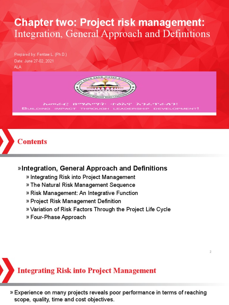 PRM - Chapter Two | PDF | Risk | Risk Management
