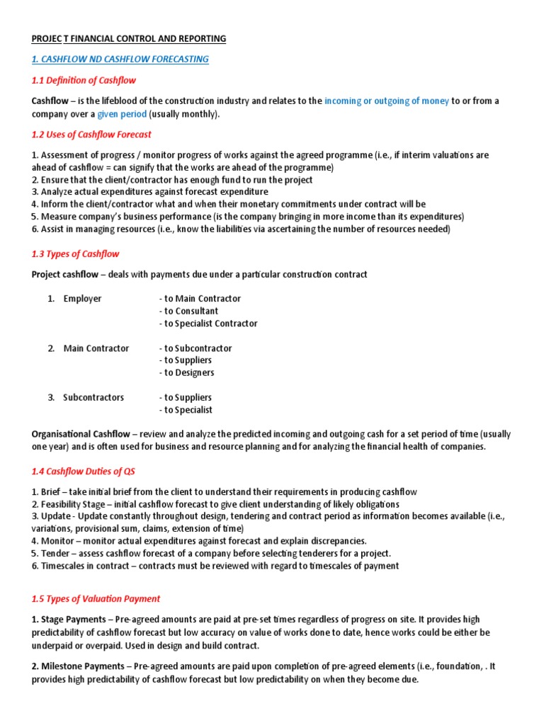 T067 Project Financial Control and Reporting - Lev 3 | PDF | Business ...