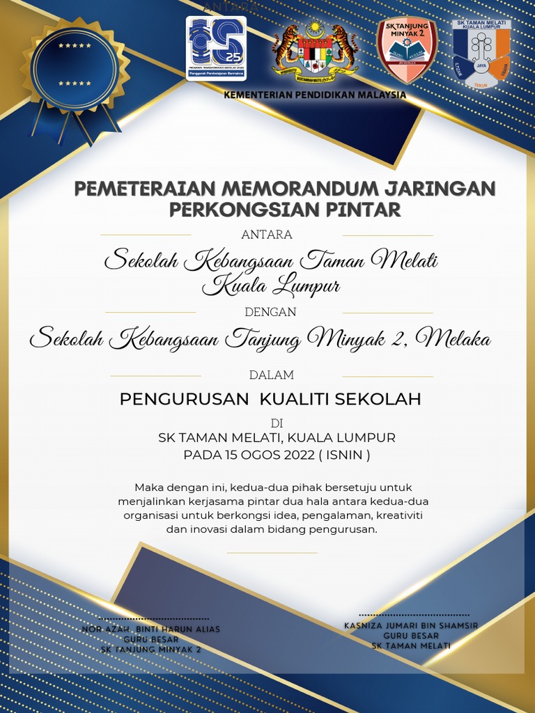 Sijil Jaringan SK Melati | PDF